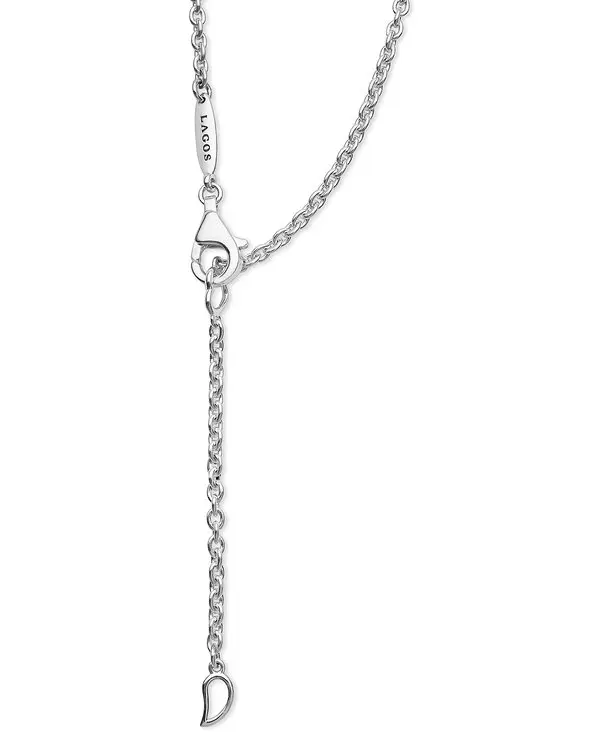 Lagos 18k Yellow Gold & Sterling Caviar Chain Necklace