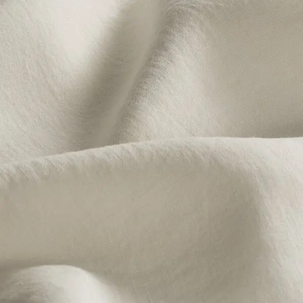 HAMAM Wrinkle Washed Linen Casual Pillowcase Pair, Queen - Ivory