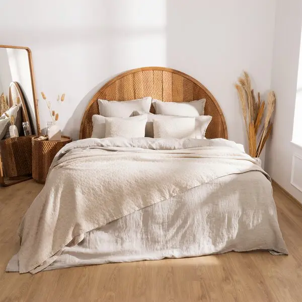 HAMAM Hemp & Cotton Blanket, Queen