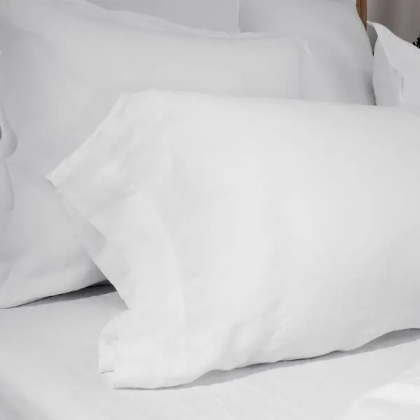 HAMAM Wrinkle Washed Linen Sheet Set, King - White