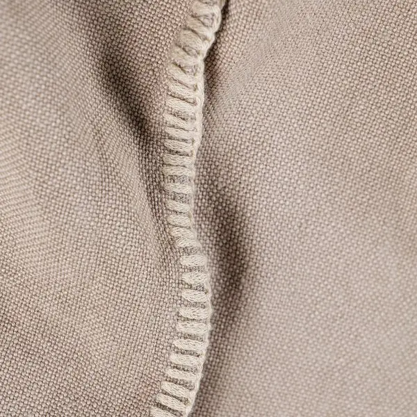 HAMAM Lino Stitched Blanket, Queen - Vapour