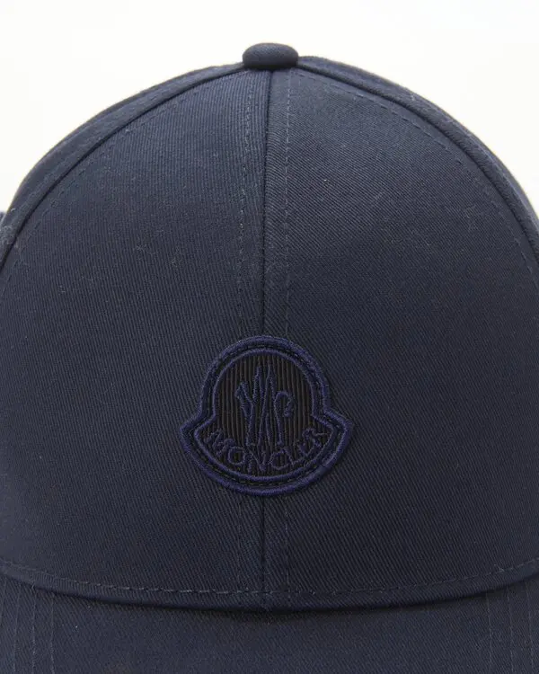 Moncler Back Tie Baseball Cap - Blue