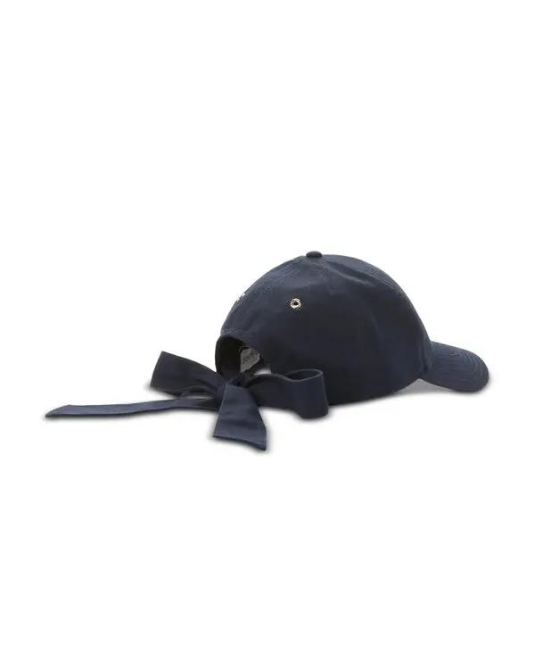 Moncler Back Tie Baseball Cap - Blue