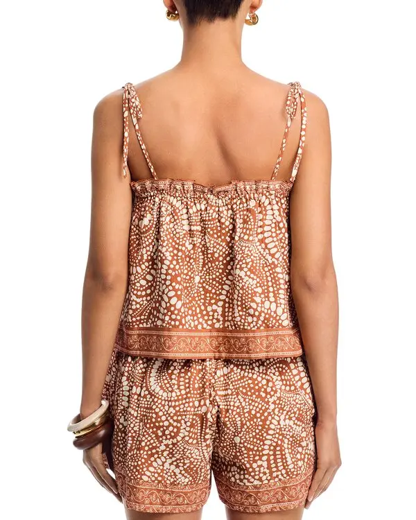 Ramy Brook Scarlett Printed Cotton Top