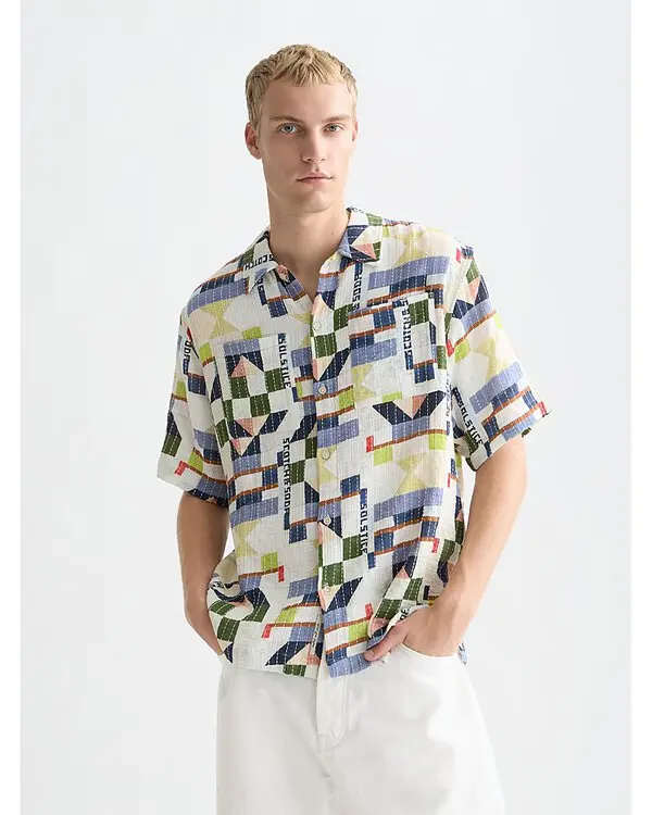 Scotch & Soda Relaxed Abstract Shirt