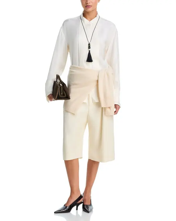 RÓHE Shaped Tuxedo Silk Shirt