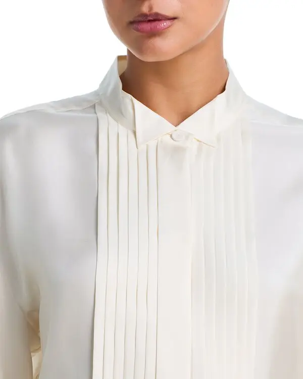 RÓHE Shaped Tuxedo Silk Shirt