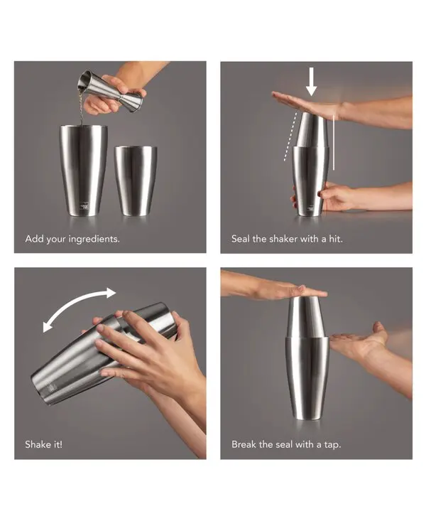 VACU VIN Bar In A Box Cocktail Set, 14 Piece