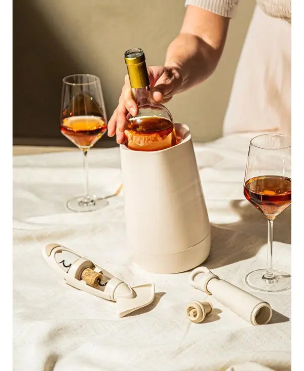 VACU VIN Host Wine Set, 4 Piece - Sand