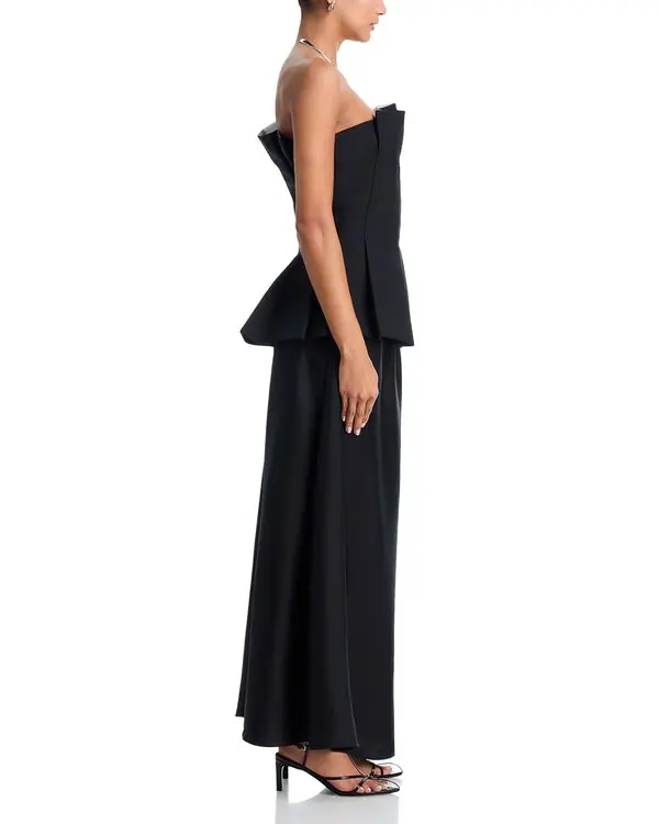RÓHE Sculptural Tulip Bustier Dress