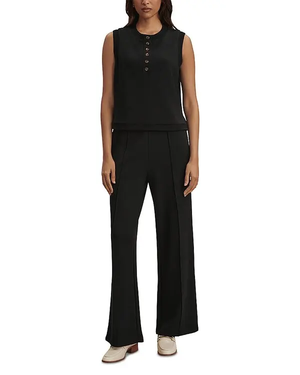Varley Marla Sleeveless Sweatshirt - Black