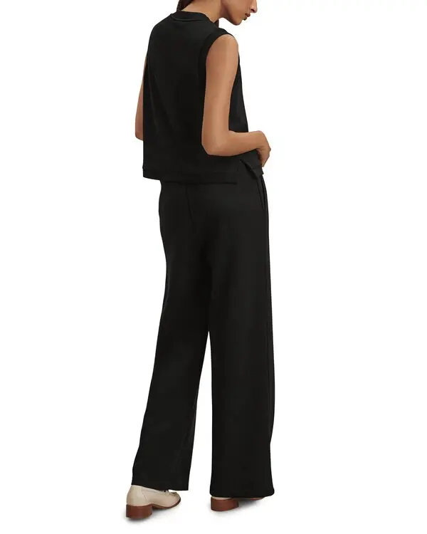 Varley Marla Sleeveless Sweatshirt - Black