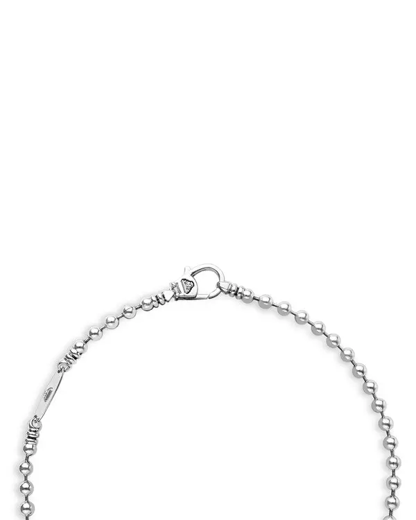 Lagos Sterling And 18k Yellow Gold Caviar Multi Strand Necklace