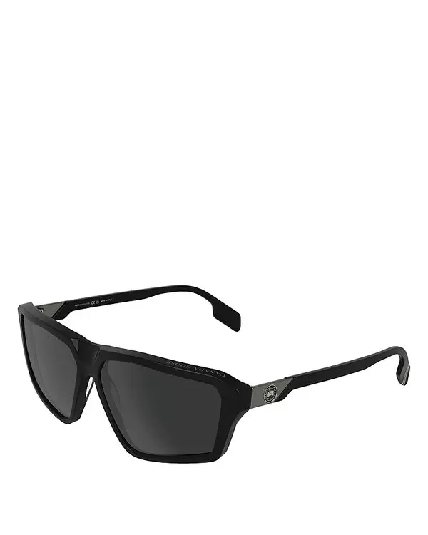 Canada Goose Copan Modified Rectangular Sunglasses 62mm - Black