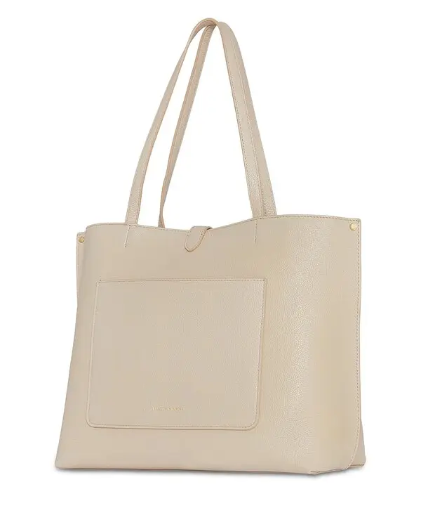 Rebecca Minkoff Megan Large Leather Tote - Stone