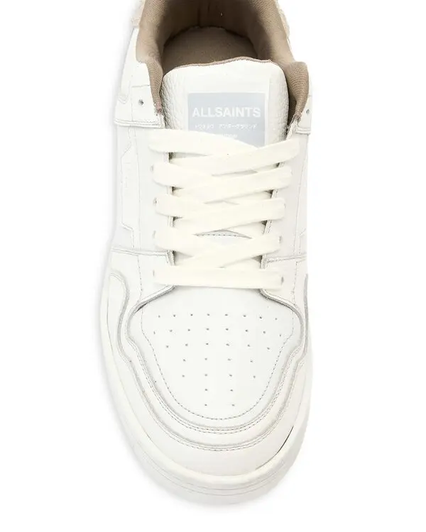 ALLSAINTS Regan Lace Up Low Top Sneakers - White