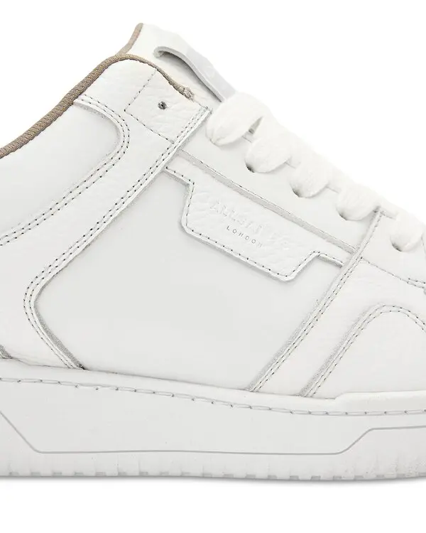 ALLSAINTS Regan Lace Up Low Top Sneakers - White