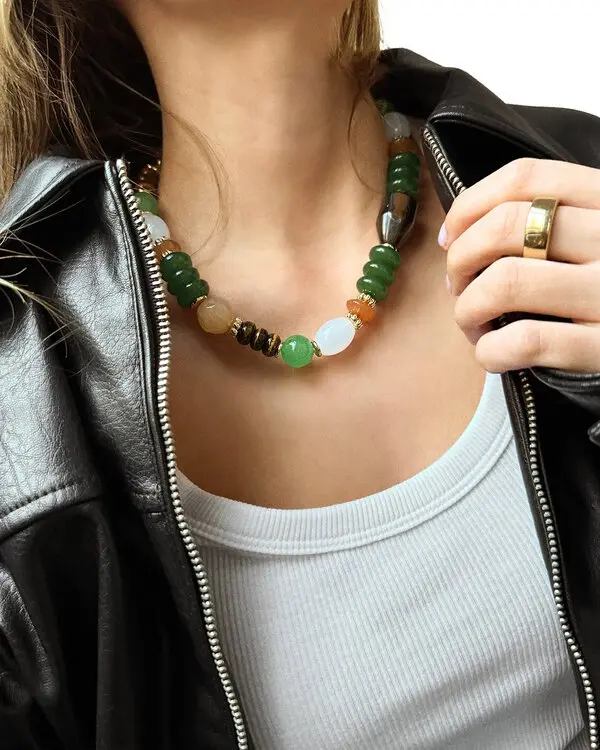 Baublebar Anessa Tiger Eye Beaded Necklace