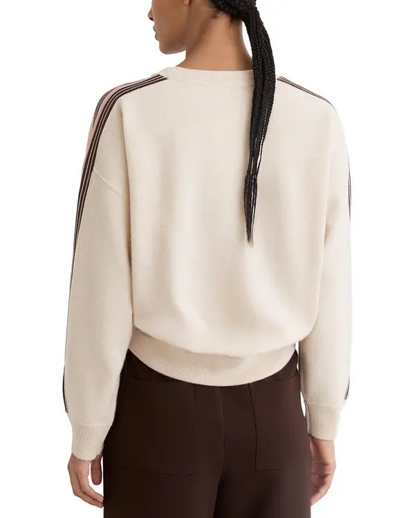 REISS Carli Striped Wool-cashmere Jumper