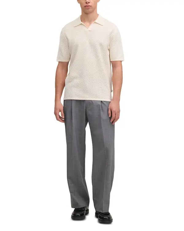 Nn07 Paul Johnny Collar Polo Shirt - Ivory