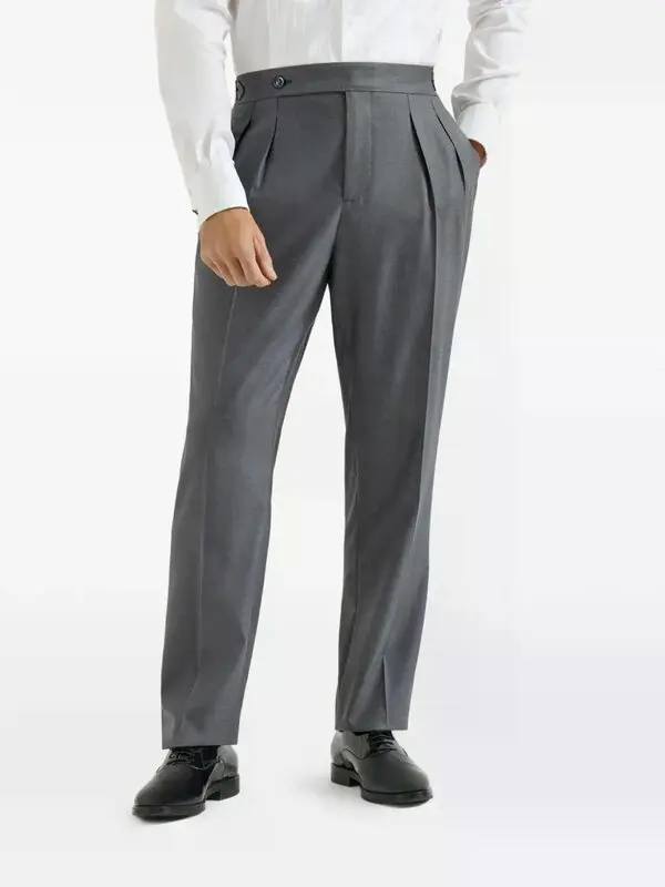 Brunello Cucinelli Double Pleated Trousers