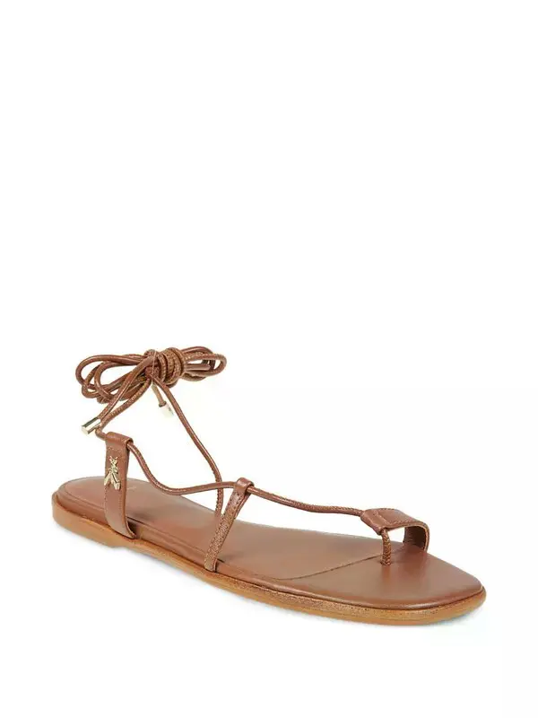 Patrizia Pepe Tie-fastening Leather Sandals