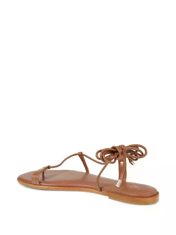 Patrizia Pepe Tie-fastening Leather Sandals