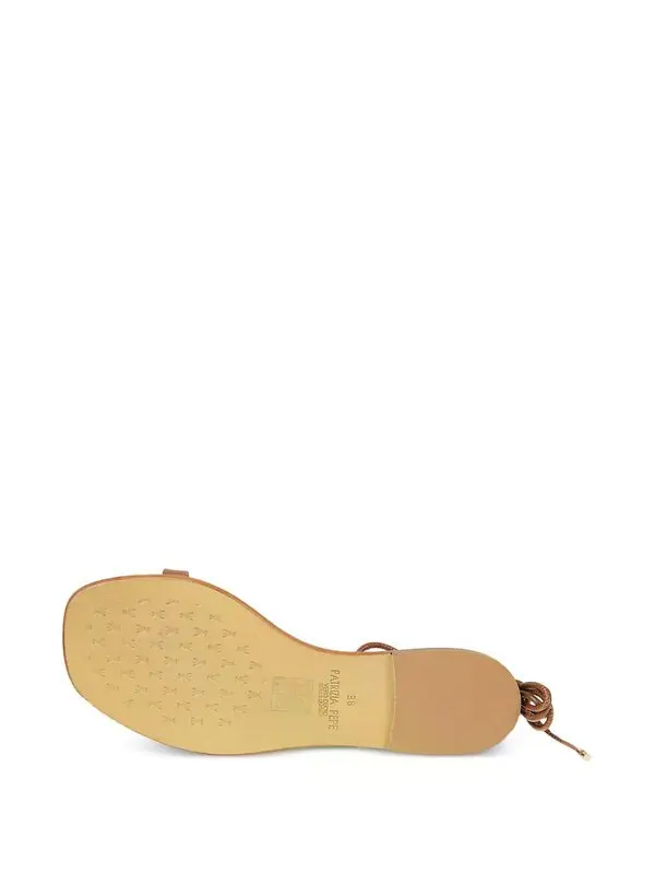 Patrizia Pepe Tie-fastening Leather Sandals