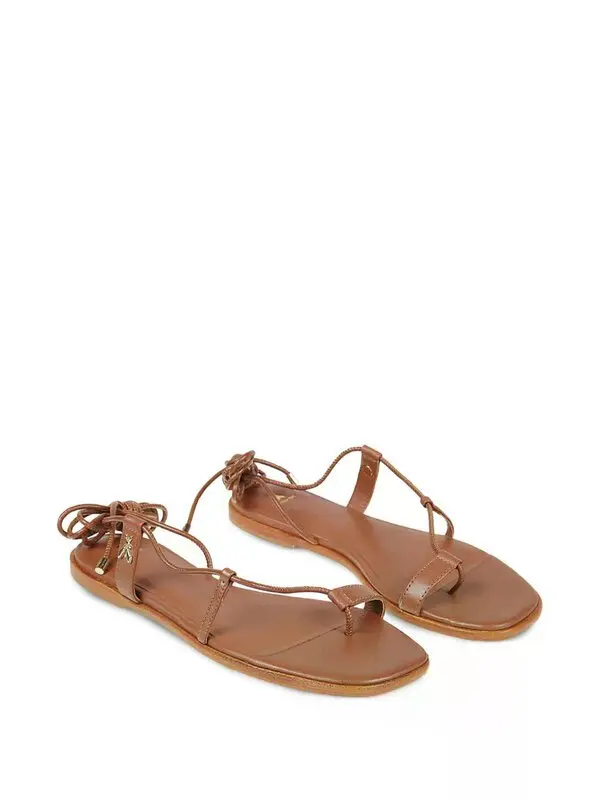 Patrizia Pepe Tie-fastening Leather Sandals