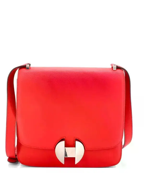 Hermès 2002 Evercolor 20 Shoulder Bag - Red