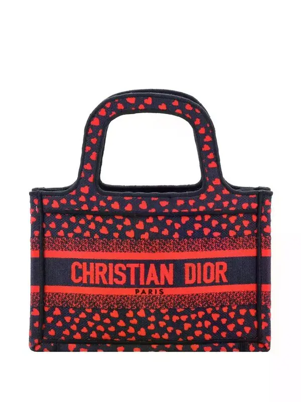 Dior I Love Paris' Embroidered Canvas Mini Tote Bag - Multicolour