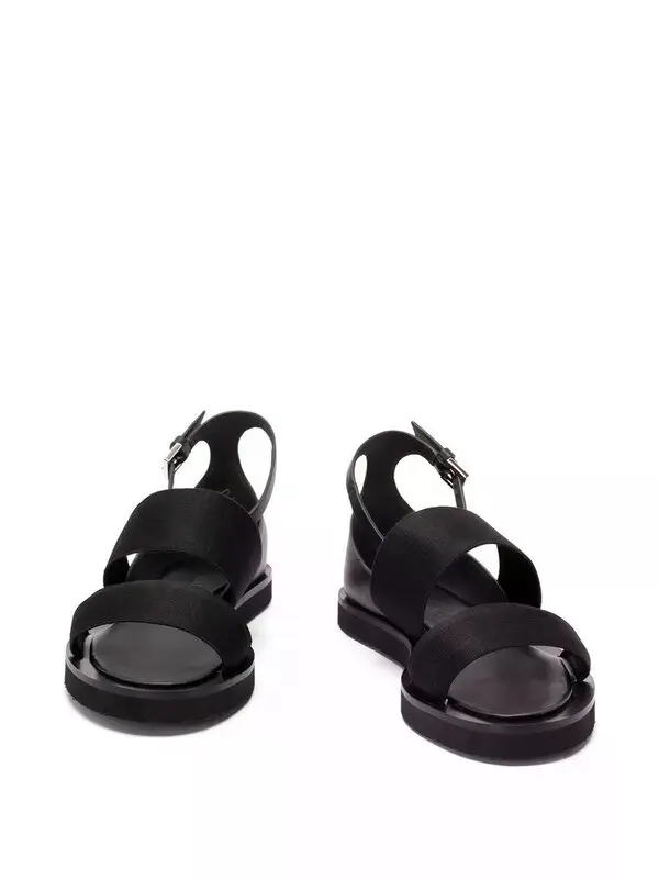 Max Mara Leather Flat Sandals
