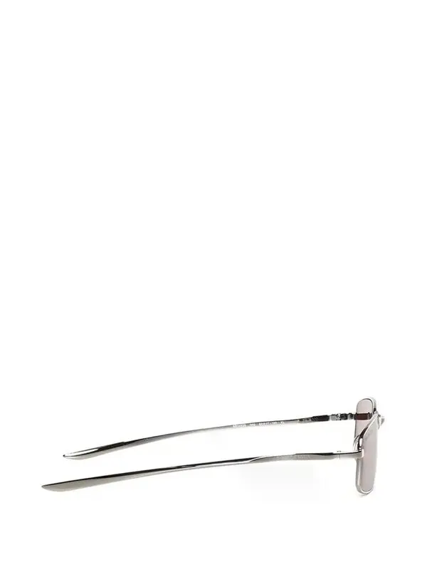 Balenciaga Rectangle-frame Sunglasses - Silver