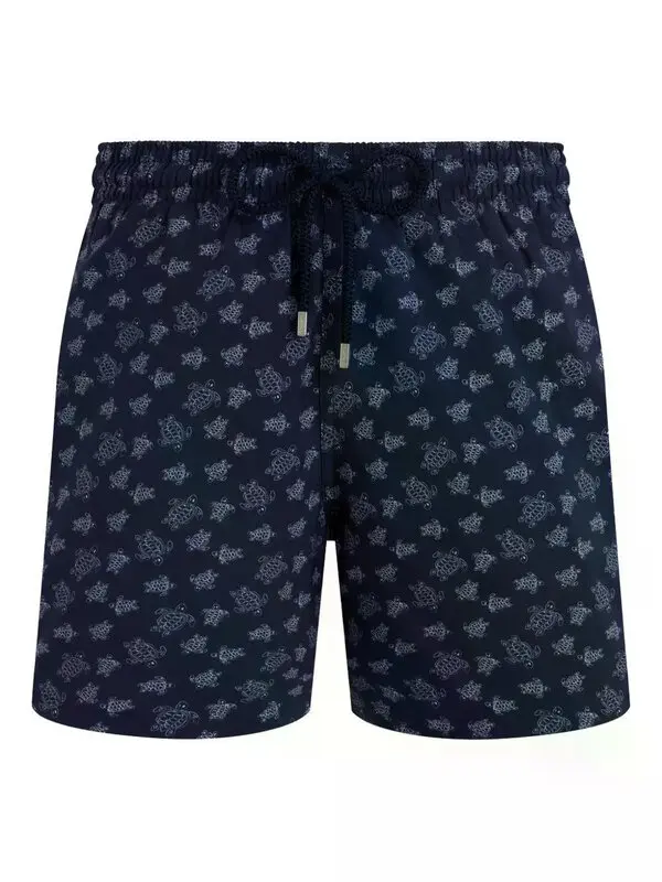 Vilebrequin Turtle Print Swim Shorts - Blue
