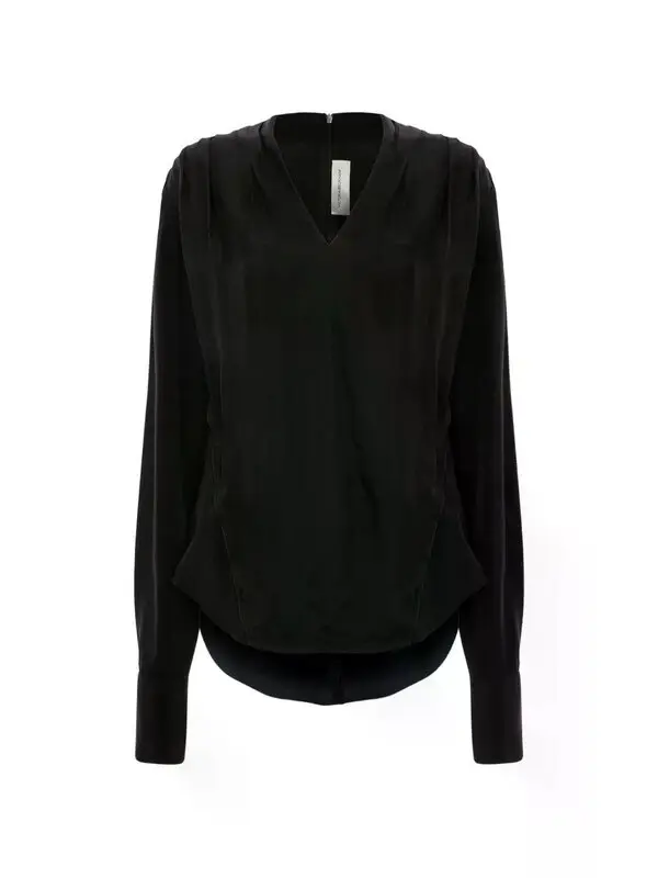 Victoria Beckham V-neck Long-sleeve Top