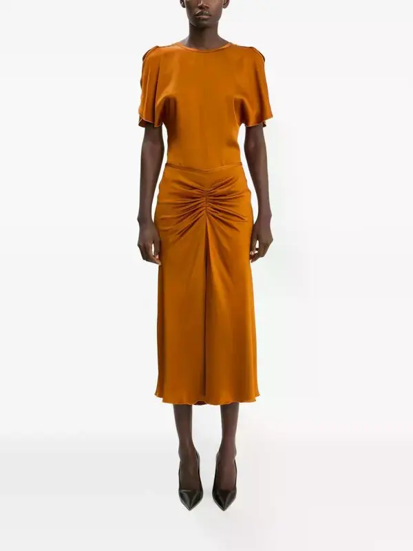 Victoria Beckham Draped-sleeve Top