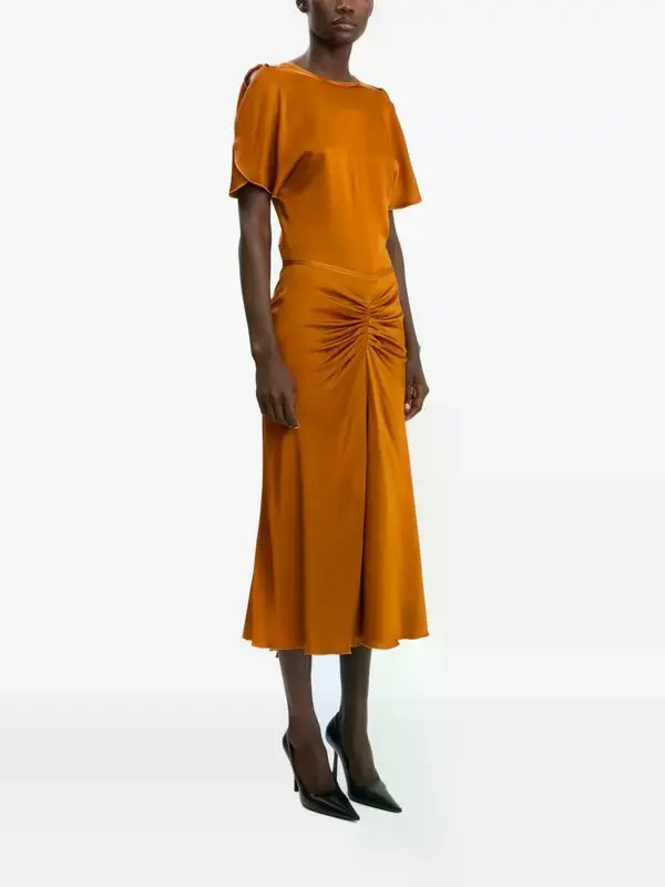 Victoria Beckham Draped-sleeve Top