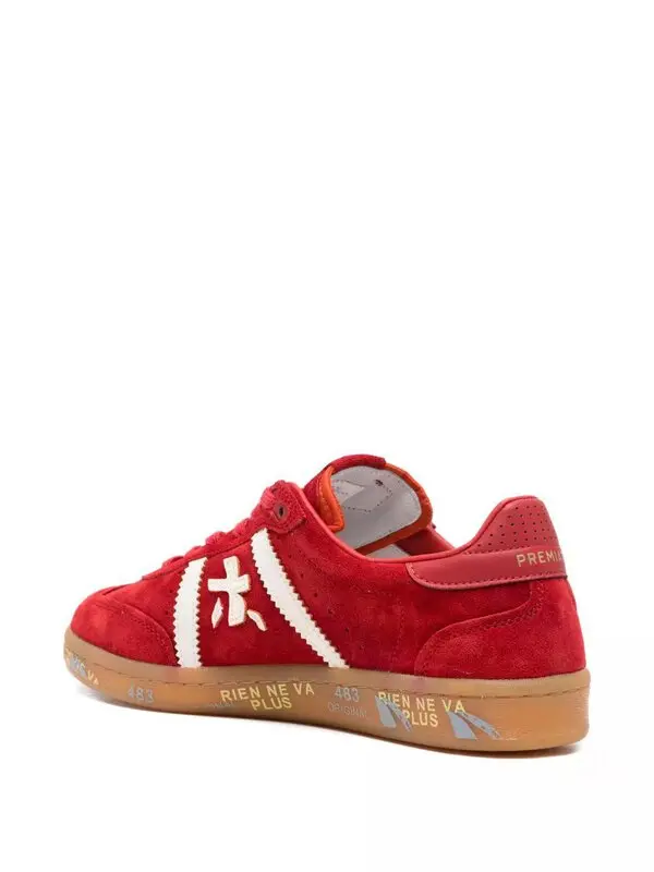 Premiata Lace-up Suede Sneakers - Red