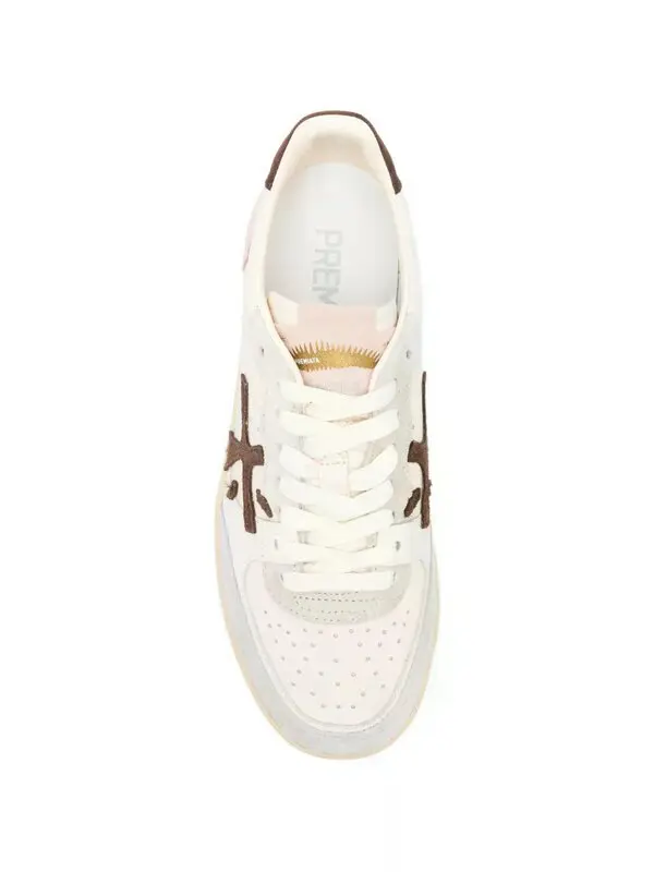 Premiata Appliqué-detail Sneakers - Neutrals