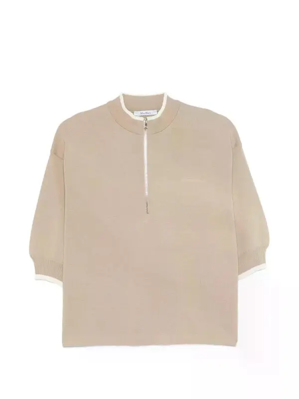 Max Mara Half-zip Sweater