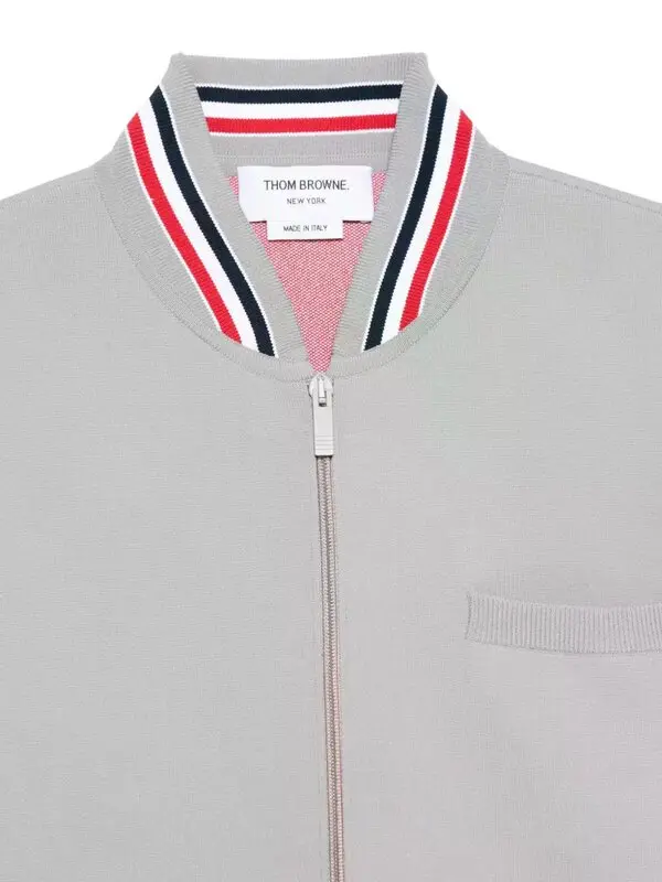 Thom Browne Striped Bomber Jacket
