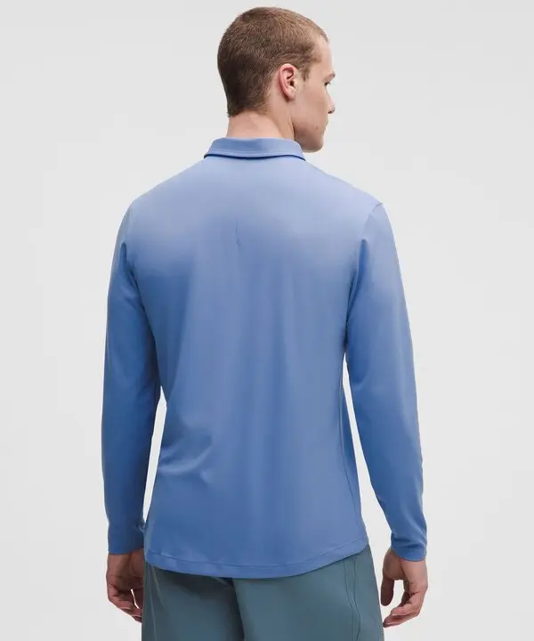 Lululemon Showzero Long-sleeve Polo Shirt - Prep Blue