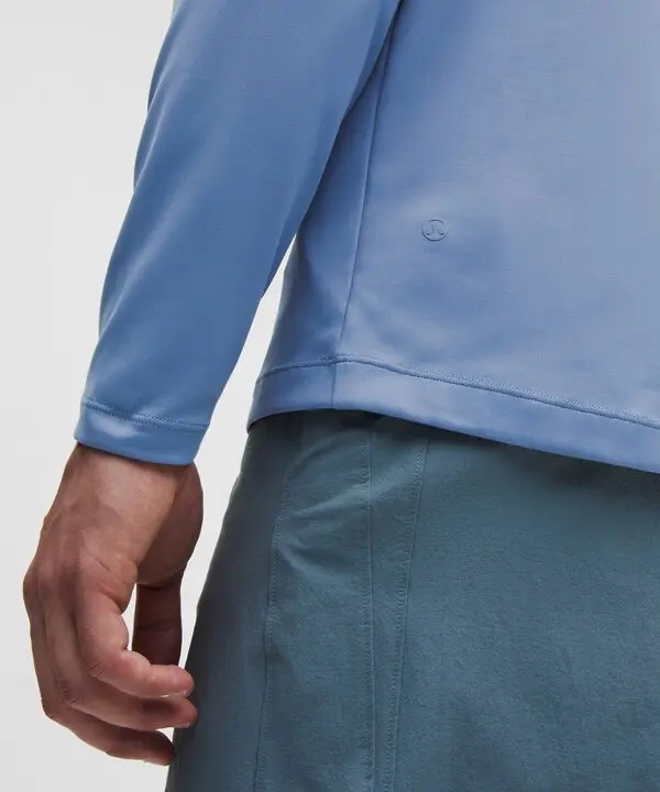 Lululemon Showzero Long-sleeve Polo Shirt - Prep Blue