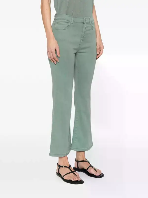 MONOCHROME Ronco Cropped Flare Jeans
