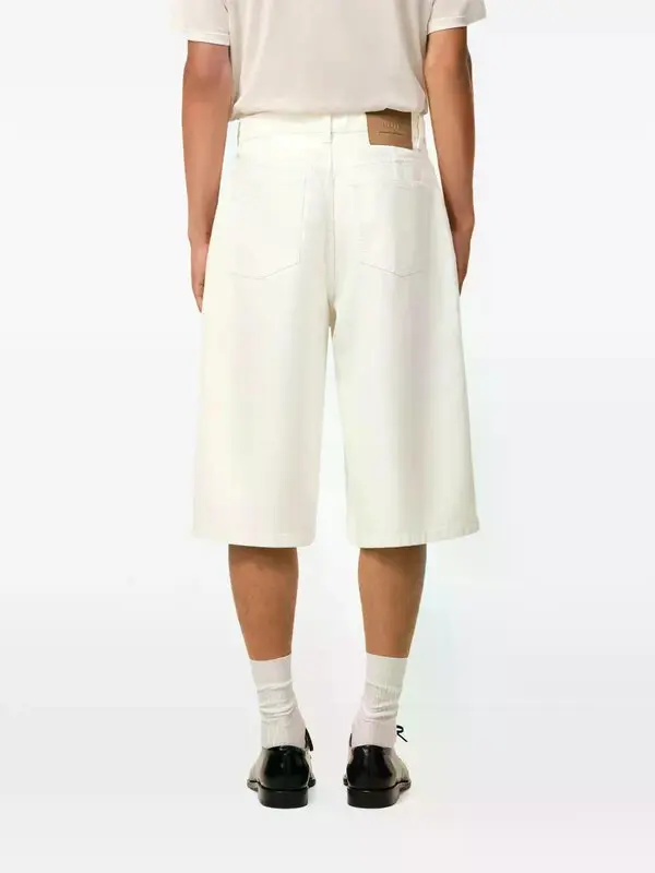 AMI Paris Loose Bermuda Shorts In Cotton Twill
