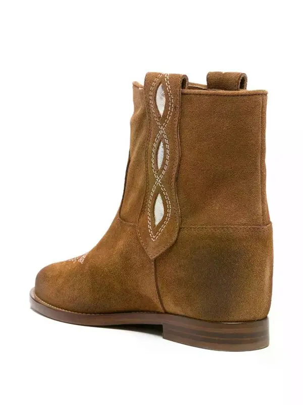 VIA ROMA 15 Round-toe Stitched Boots