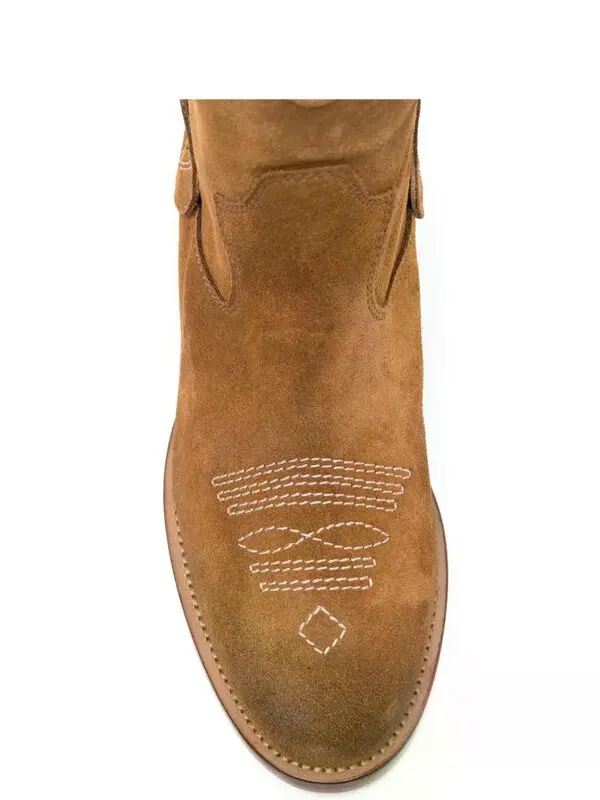 VIA ROMA 15 Round-toe Stitched Boots