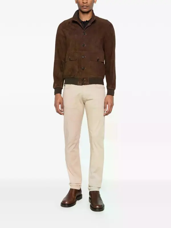 THE JACKIE LEATHERS Button Pocket Jacket