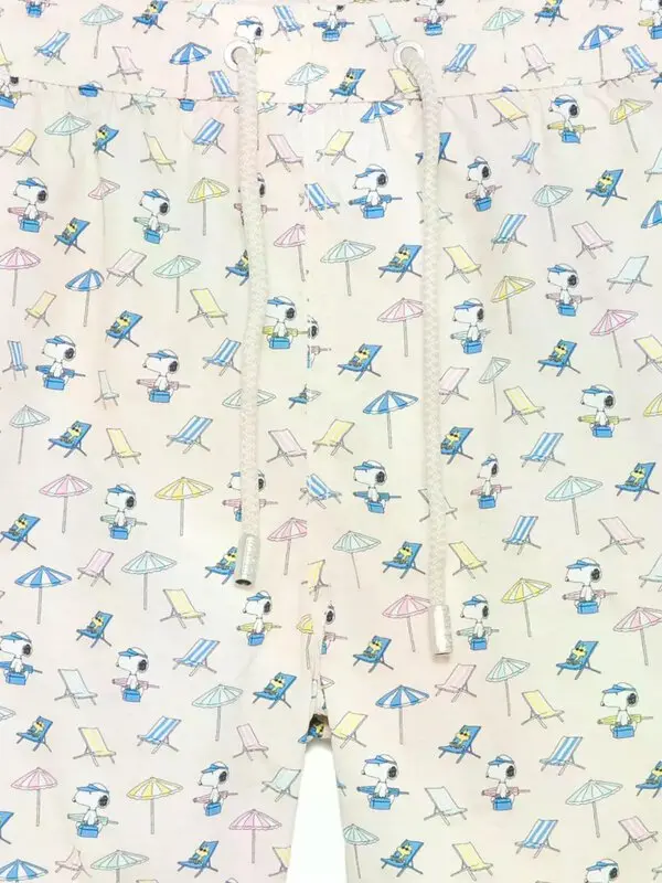 MC2 SAINT BARTH Printed Swim Shorts - Neutrals