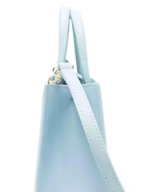 MC2 SAINT BARTH Leather Top-handle Bag - Blue